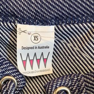 Wicked Weasel | Dresses | Nwt Wicked Weasel Rebel Denim Dress | Poshmark